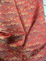 China Soft Luxurious Viscose Jacquard Polyester Floral Jacquard Fabric For Upholstery for sale