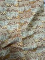 China Soft Luxurious Viscose Jacquard Polyester Floral Jacquard Fabric For Upholstery for sale