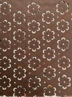 China 3D Pattern Burnt Flowers Contemporary Textile Art 100 Polyester Fiberfill Art Fabric for sale
