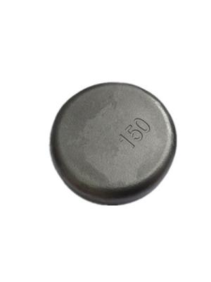 China 63HRC Chromium Flat Buttons Bucket Wear Parts 150mm Diameter for Excavator for sale