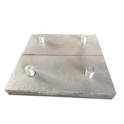 China 294x294x30mm High Cr White Iron Wear Plates 63HRC for Bucket Liners for sale