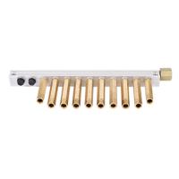 China 6 Way Copper Grease Distributor Oil Manifold Distributor For Lubrication System for sale