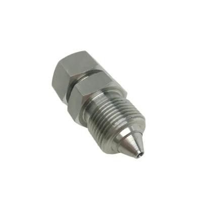 China Stainless Steel Lubrication Fitting Hydraulic Pipe Fitting Adapter Tube Hose Connector For Oil Pump for sale