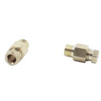 China Brass Lubricant Distributor Outlets Inlets Fitting M8 M10 Connector Pipeline Joint for sale