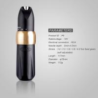 China P6 Rotary Tattoo Machine Multiple Stroke Wireless Tattoo Pen for sale