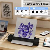 China Bluetooth Tattoo Transfer Printer A4 Portable Tattoo Stencil Printer for sale