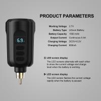 China RCA 1500mah Wireless Tattoo Power Supply 5V-12V Tattoo Pen Battery for sale