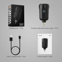 China RCA 1500mah Wireless Tattoo Power Supply 5V-12V Tattoo Pen Battery for sale