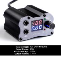 China Aluminum Digital Tattoo Power Supply P189 Tattoo Pen Battery LED Display Black for sale