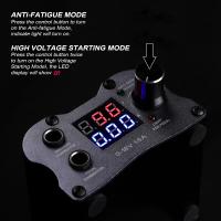 China Aluminum Digital Tattoo Power Supply P189 Tattoo Pen Battery LED Display Black for sale