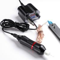 China Aluminum Digital Tattoo Power Supply P189 Tattoo Pen Battery LED Display Black for sale