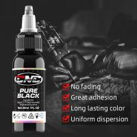 China Easy Coloring 30ML Darkest Black Tattoo Ink REACH Certified for sale