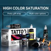 China Plant Based Colorful Tattoo Pigment Ink UV Protection  Ink for sale