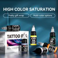 China Plant Based Colorful Tattoo Pigment Ink UV Protection  Ink for sale