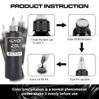 China 240ML Professional Black Tattoo Ink Color Tattoo Ink For Tattooing for sale