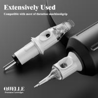 China QUELLE Wholesale Tattoo Cartridge Needles Stainless Steel RL RS M1 Disposable Body Art for sale