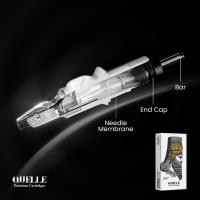 China White Disposable Tattoo Cartridge Needle with Single Package Size 12x6x4cm for sale