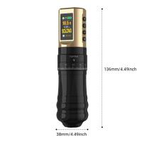 China CNC Single Charge Durable Model Stroke Adjustable Tattoo Machine Pen With 1800 MAh for Artist Use Body Art for sale