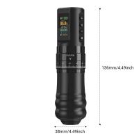 China CNC Single Charge Durable Model Stroke Adjustable Tattoo Machine Pen With 1800 MAh for Artist Use Body Art for sale