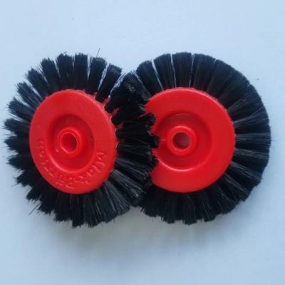 China 6x60mm Hard Brush Wheel for Heidelberg Printing Machine Made of High-End Plastic with Pig Hair for sale