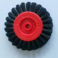 China 6x60mm Hard Brush Wheel for Heidelberg Printing Machine Made of High-End Plastic with Pig Hair for sale