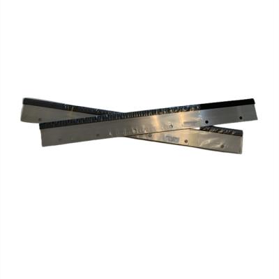 China Silver Wash Up Blades 560x60x0.5MM Rubber/Iron Material for GTO52 Printing Machine Parts for sale
