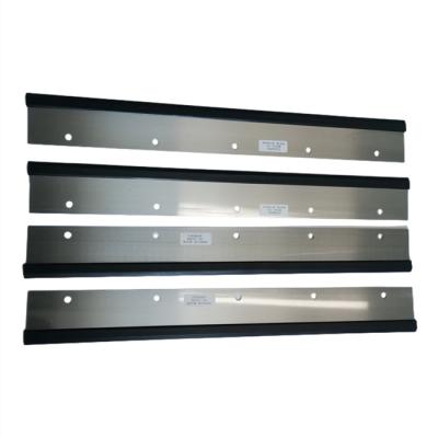 China Heidelberg GTO46 Wash Up Blade 500x60x0.5mm Rubber/Iron Printing Machine Parts for sale