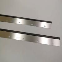 China Silver Color Wash Up Blade for Roland Printing Machine with 11 Holes and 1100x65x0.5mm Dimensions for sale