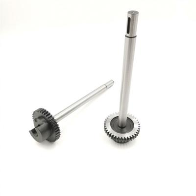 China 38 Teeth Stainless Iron Gear Shaft with Polished Surface for MO Printing Machine Driver Gear for sale
