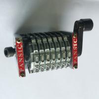 China 7 Digits Horizontal Type Letterpress Numbering Machine with Iron Material for Printing Machine Parts for sale