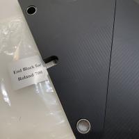 China Dark Gray Color End Plate for Roland 700 Ink Duct End Blocks 160x85mm Printing Machine Part for sale