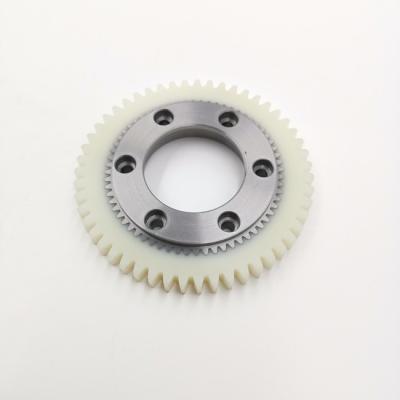 China Light White 51 Tooth Nylon Gear for KBA 105 Printing Machine Water Roller Gear for sale