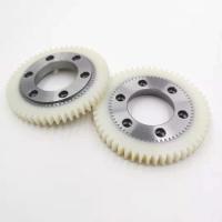 China Light White 51 Tooth Nylon Gear for KBA 105 Printing Machine Water Roller Gear for sale