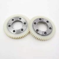 China Light White 51 Tooth Nylon Gear for KBA 105 Printing Machine Water Roller Gear for sale