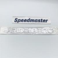 China Gray Heidelberg Symbol Letter Label for SM52 SM74 SM102 Offset Printing Machine Wordmarks for sale