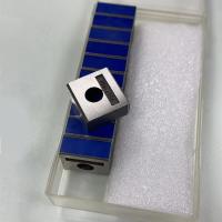 China Carbon Steel Roland Gripper Pad with Blue Rubber for Printing Press Spare Parts 19*18*8mm for sale