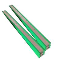 China Green Color SM102 CD102 Compatible Rubber Wash Up Blade with Polyurethane/Rubber/Steel Material for Offset Printing for sale