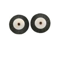 China White Color Hard Brush Wheel 60x11x6mm for Roland Printing Machine with Pig Hair/White Steel for sale