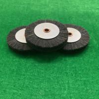 China White Color Hard Brush Wheel 60x11x6mm for Roland Printing Machine with Pig Hair/White Steel for sale