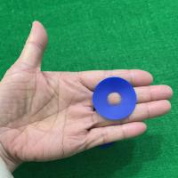 China 38x15x0.8mm Blue Color Flat Rubber Sucker for Offset Printing Machine Replacement Parts for sale