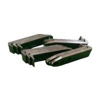 China 70mm X 16 X 5mm Brown Steel Gripper with 6mm Middle Hole for Offset Printing for sale