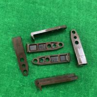China 70mm X 16 X 5mm Brown Steel Gripper with 6mm Middle Hole for Offset Printing for sale
