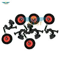 China Heidelberg Black Wheel Brush Support with Pig Hair and Iron Material for Printing Machine Parts OEM Available for sale