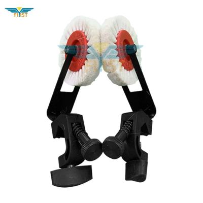 China Standard Size Pig Hair Brush Wheel with Polishing Surface Treatment for Offset Printing Spares for sale