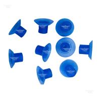 China Blue Color Rubber Sucker 32x18mm High Feet Sucker for Die Cutting Machine with Durable Rubber Material for sale