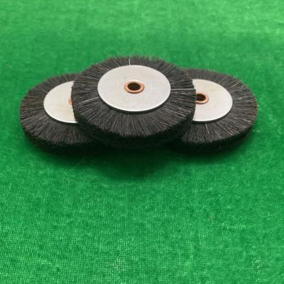 China 6*40mm Hard Brush Wheel Printer Machine Feeder Brush with High End Plastic for Long Using Life for sale