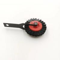 China Black Color Brush Wheel HD Printing Machine Feeder Brush Parts Compatible with Heidelberg for sale