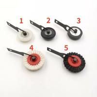 China Black Color Brush Wheel HD Printing Machine Feeder Brush Parts Compatible with Heidelberg for sale