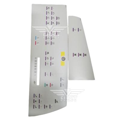 China White Color Membrane Panel Symbol Letter Label For Heidelberg SM102 Printing Machine Sticker in 63*21.2 or 37*15.5CM Size for sale