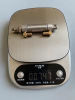 China Heidelberg G4.334.010 Iron Material Silver Finish Pneumatic Cylinder for Printing Press Parts for sale